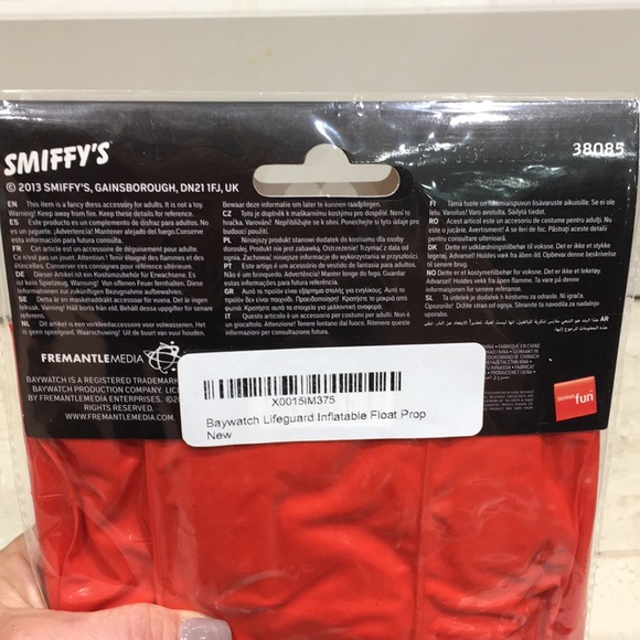 Smiffy's | Other | Baywatch Lifeguard Inflatable Rescue Float Patch ...